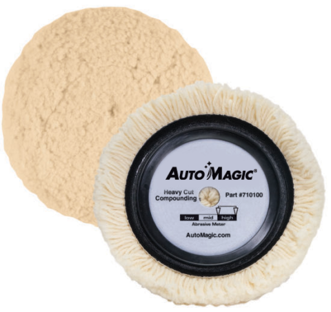 710100 - WHITE WOOL HEAVY COMPOUND PAD - Automagic Spanish