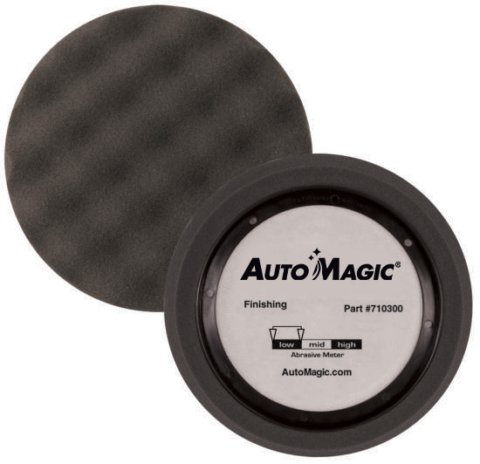 710300 - BLACK WAFFLE FOAM FINISH PAD